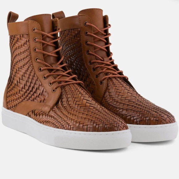 Marc Nolan | Shoes | Nwb Marc Nolan Magnus Brandy Woven Leather High ...